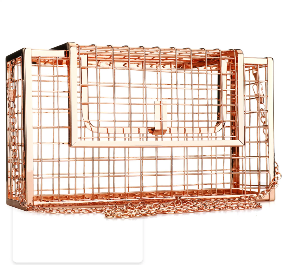 Women cage clutch handbag – Hi Fashion